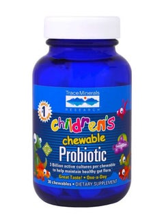 Trace Minerals Research Probiotic Chewable Dietary Supplement - 30 ...