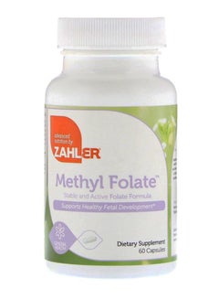 Zahler Methyl Folate Support Healthy Fetal Development - 60 Capsules ...