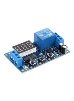 Generic LED Digital Delay Timer Control Module Blue/Black ...