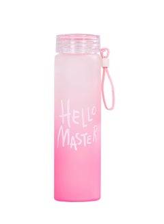 Generic Hello Master Borosilicate Glass Water Bottle Pink 450ml UAE ...