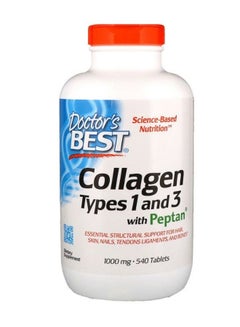 Doctor's BEST Collagen Types 1 And 3 With Peptan - 540 Tablets | Best ...