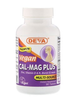Deva Vegan Cal-Mag Plus - 90 Tablets KSA | Riyadh, Jeddah