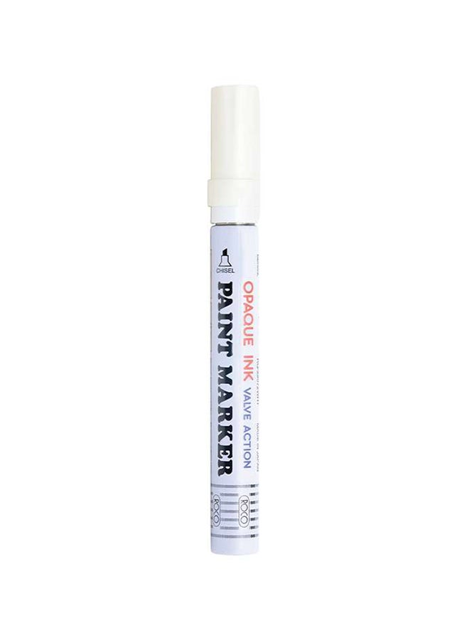 ROCO Chisel Tip Paint Marker White | Best Price KSA | Riyadh, Jeddah