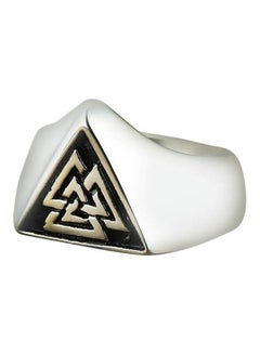 Beauenty Stainless Steel Triangle Viking Signet Ring UAE | Dubai, Abu Dhabi