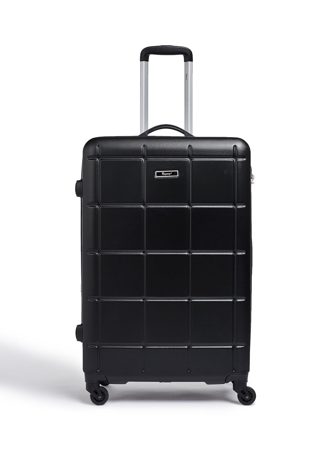 Regency New Legion Hardside Medium Check in Luggage Trolley Black ...