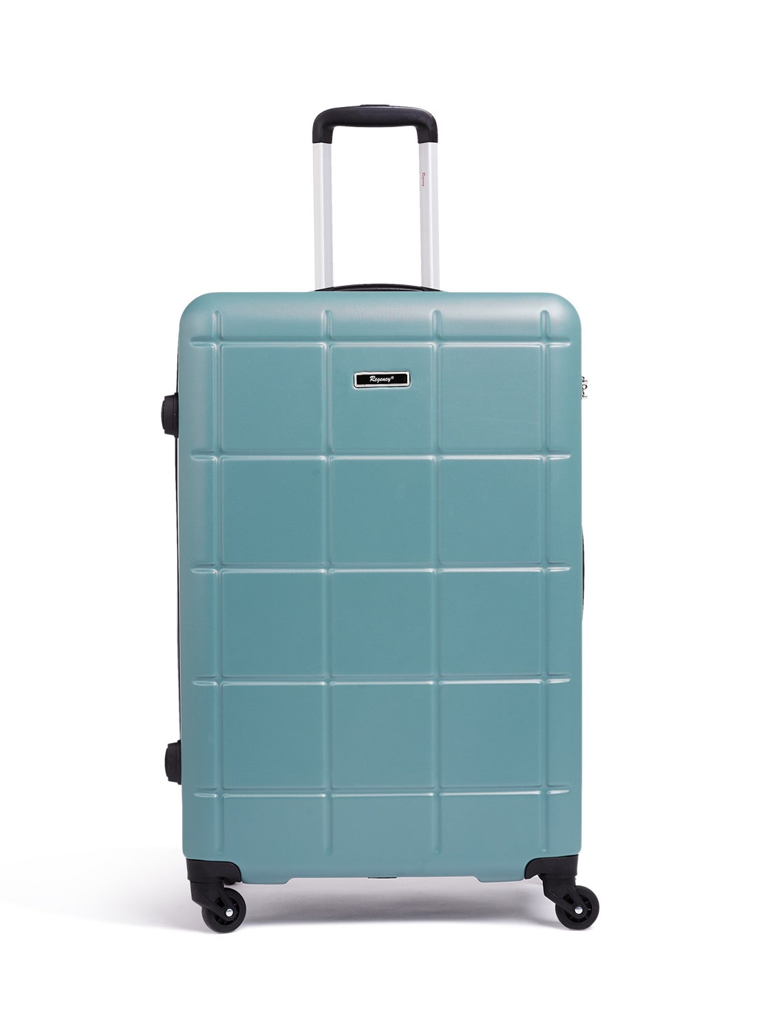 Regency New Legion Hardside Medium Check in Luggage Trolley Dark Green ...