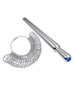 Generic Metal Ring Sizer Kit Silver KSA | Riyadh, Jeddah