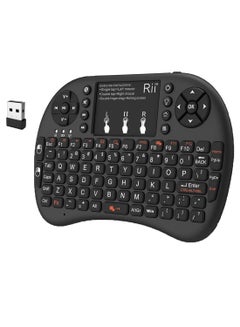 RII Mini Wireless LED Backlit Keyboard With In-Built Touchpad Mouse And ...