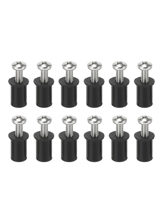 Generic 12-Piece Well Nut With Screw Set | Best Price UAE | Dubai, Abu ...