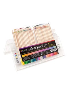 Colore 60-Piece Colored Pencil Set Red/Yellow/Green UAE | Dubai, Abu Dhabi
