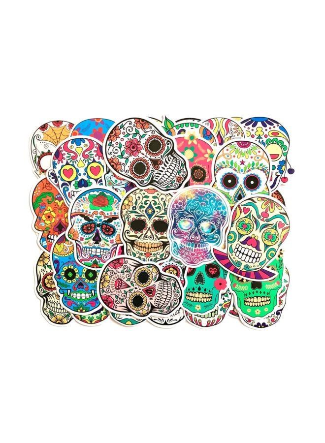 50-Piece Skull Sticker Set ALH1836383 | Best Price KSA | Riyadh, Jeddah
