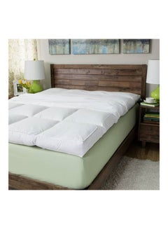 REGAL IN HOUSE Two Layers Royal Mattress Topper 12 cm With Microfiber ...