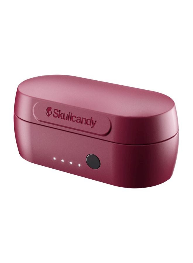 Skullcandy Sesh Evo Wireless In Ear Earbuds With Charging Case Deep Red Best Price KSA Riyadh Jeddah