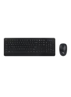 Generic Wireless Keyboard And Mouse Set -English/Arabic Black KSA ...