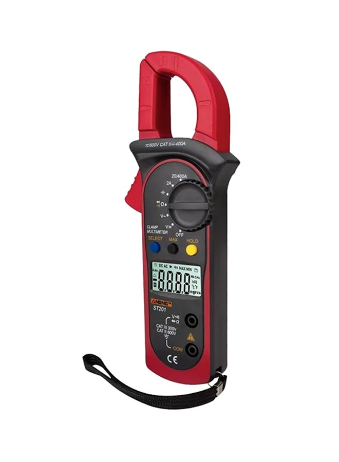 Generic Automatic Range True RMS Digital Multimeter Clamp Meter Red ...
