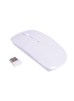 Toshionics Optical Laser Wireless Mouse With USB Receiver White UAE ...