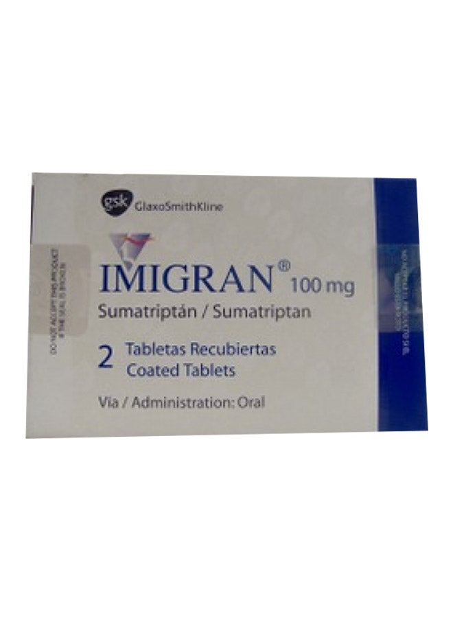 IMIGRAN Sumatriptan - 2 Caplets | Best Price UAE | Dubai, Abu Dhabi