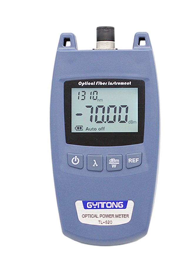 Generic Handheld Optical Power Meter Fiber Optic Cable Tester Blue ...