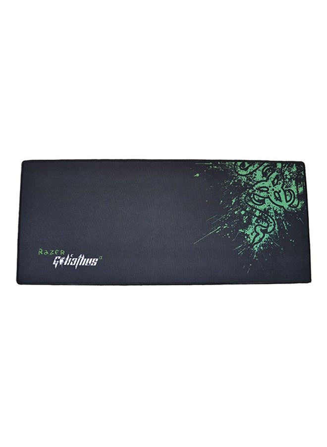 RAZER Gaming Mouse Pad Locking Edge Mouse Mat Speed Version Black/Green ...