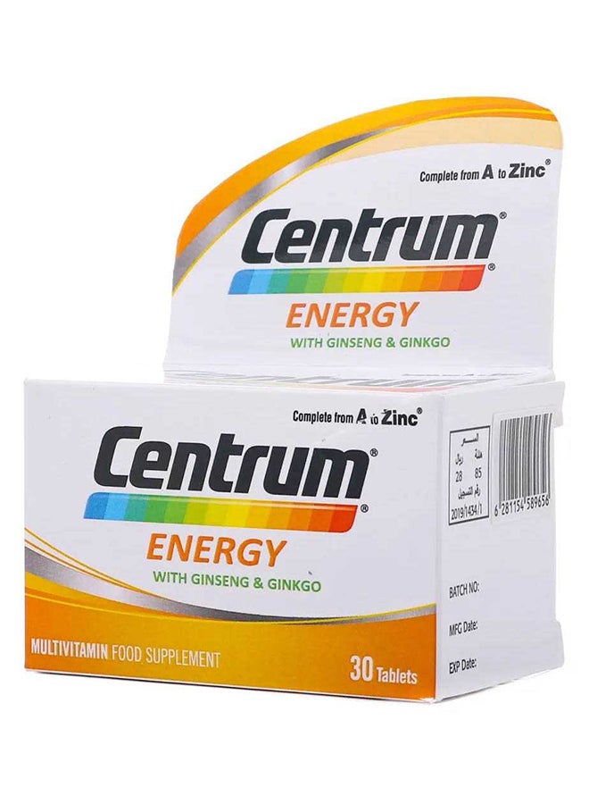 Centrum Energy Multivitamin - 30 Tablet | Best Price KSA | Riyadh, Jeddah