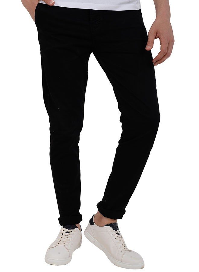 WHITE RABBIT Solid Chino Pants Black | Best Price Egypt | Cairo, Giza