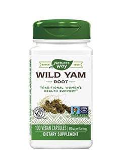 Nature's Way Wild Yam Root Dietary Supplement - 100 Capsules UAE ...