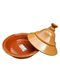 Corzana Terracotta Pottery Cooking Pot With Lid Brown 31cm KSA | Riyadh ...