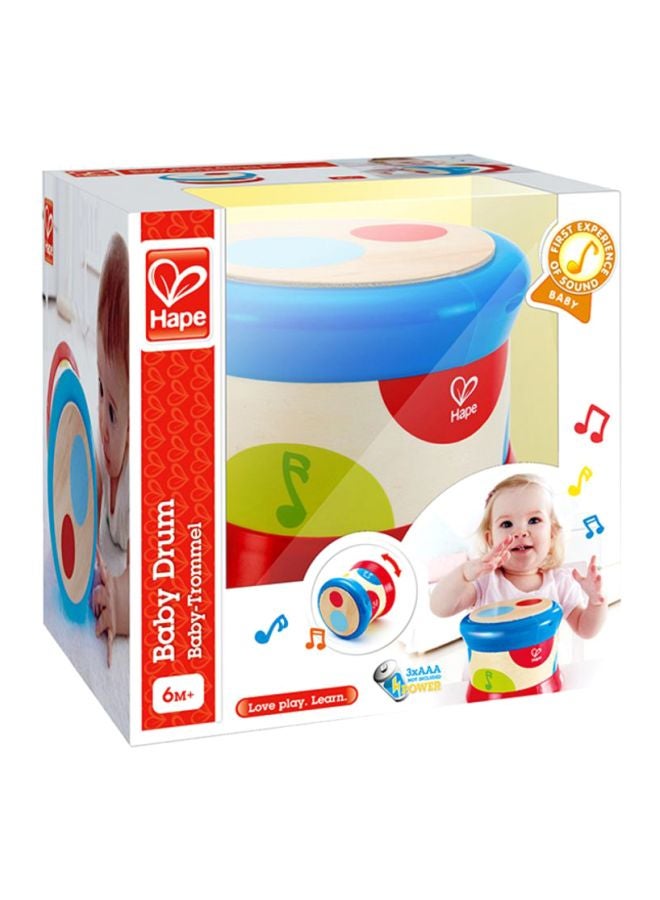 Buy Hape Baby Drum, Colorful Rolling Drum Musical Instrument Toy For ...