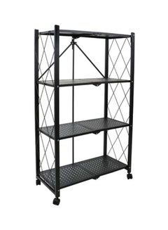 Generic Foldable Storage Rack Black 126x71x35cm UAE | Dubai, Abu Dhabi
