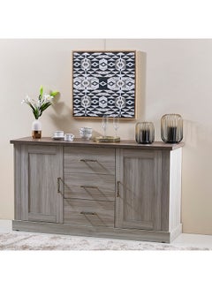 Home Box Angelic 3-Drawer And 2-Door Sideboard White 155 x 85 x 45cm ...