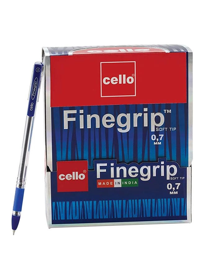 Cello 50-Piece Finegrip Ball Pens 0.7mm Blue | Best Price UAE | Dubai ...