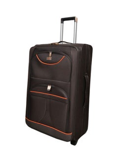 NEW TRAVEL 2-Wheel Softcase Small Cabin Luggage Trolley Bag Coffee KSA ...