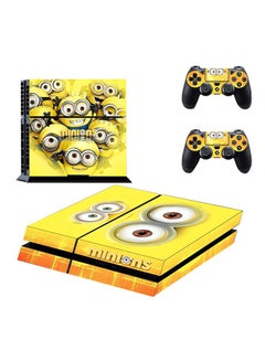 Vinyl Decal 4-Piece Minions Themed Console And Controller Sticker For ...