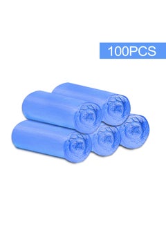 Generic 100-Piece Home Disposable Garbage Trash Bags Blue 10.0x5.0x3 ...