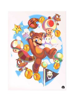 BP Video Game Super Mario Metal Plate Poster Blue/Brown 15x20centimeter ...