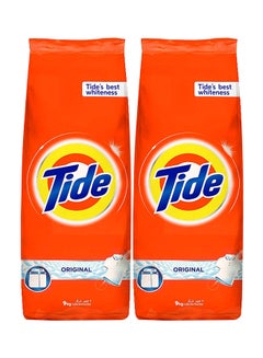 Tide Pack Of 2 Laundry Powder Detergent Original Scent 9kg UAE | Dubai ...