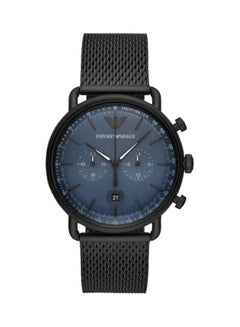 EMPORIO ARMANI Men's Aviator Water Resistant Analog Watch AR11201 - 43 ...