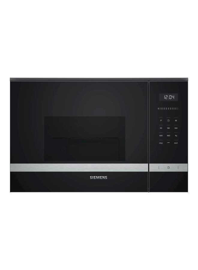 SIEMENS Built-In Microwave Oven 25 L 900 W BE555LMS0M Black/Silver ...