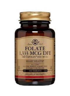 Solgar Folate 1, 333 MCG DFE Dietary Supplement - 100 Tablets UAE | Dubai, Abu Dhabi