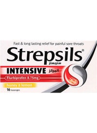 Strepsils Intensive Honey & Lemon Lozenges 16'S UAE | Dubai, Abu Dhabi