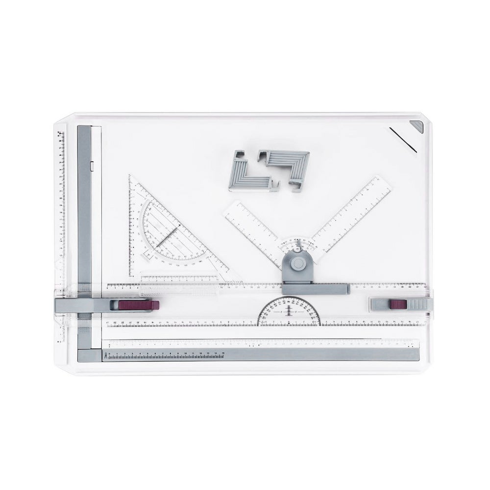 Generic A3 Drafting Table Drawing Board Drawing Tool Set With Clear ...