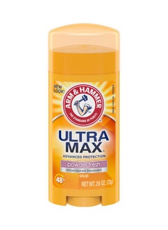 Arm & Hammer ULTRAMAX Antiperspirant Deodorant - Powder Fresh 73grams ...