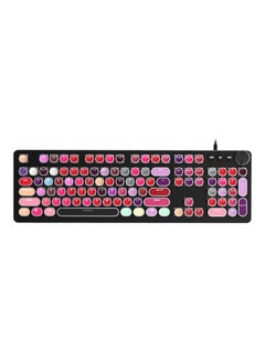 BG Round Key Cap Mechanical Keyboard Black/Pink/Red | Best Price Egypt ...