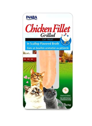 Buy INABA Inaba Grilled Chicken Fillet in Crab Broth Cat Treat Online ...