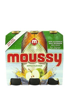 Moussy Apple Flavor Non-Alcoholic Malt Beverage 330ml Pack of 6 UAE ...