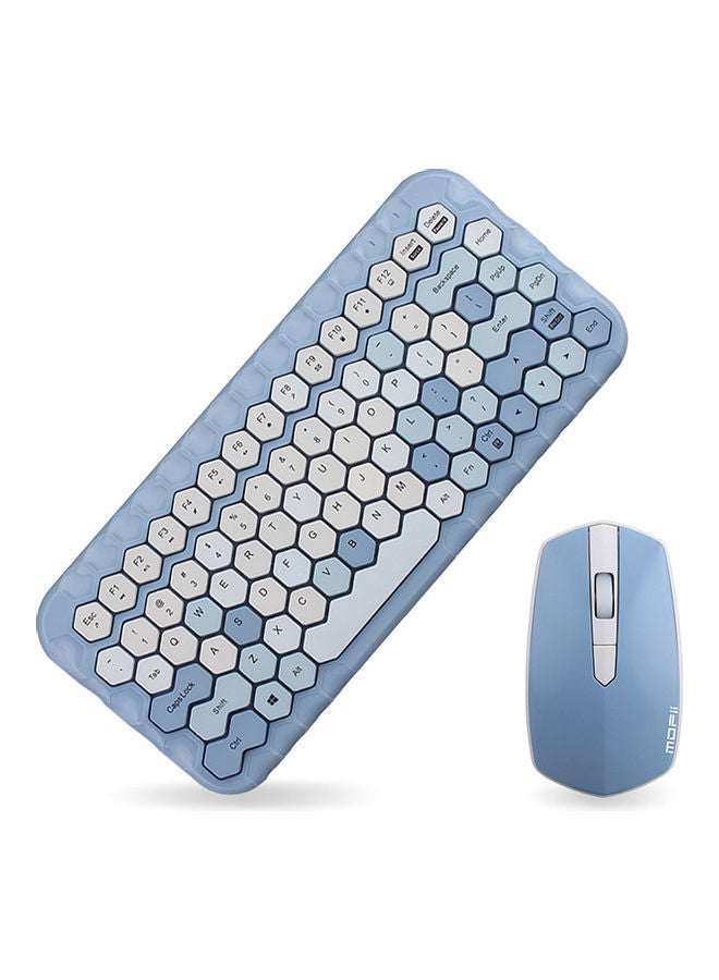 MOFI Honey Wireless Keyboard Mouse Combo Blue | Best Price UAE | Dubai ...