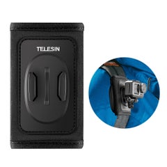 TELESIN Action Camera Backpack Strap Holder For DJI OSMO Black KSA ...