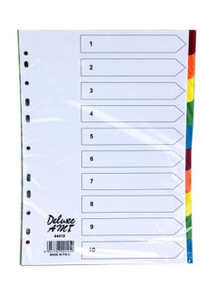 Deluxe 10-Piece A4 Paper Divider Multicolour | Best Price UAE | Dubai ...
