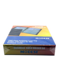 MODEST A4 Business Card Holder With Index Black UAE | Dubai, Abu Dhabi