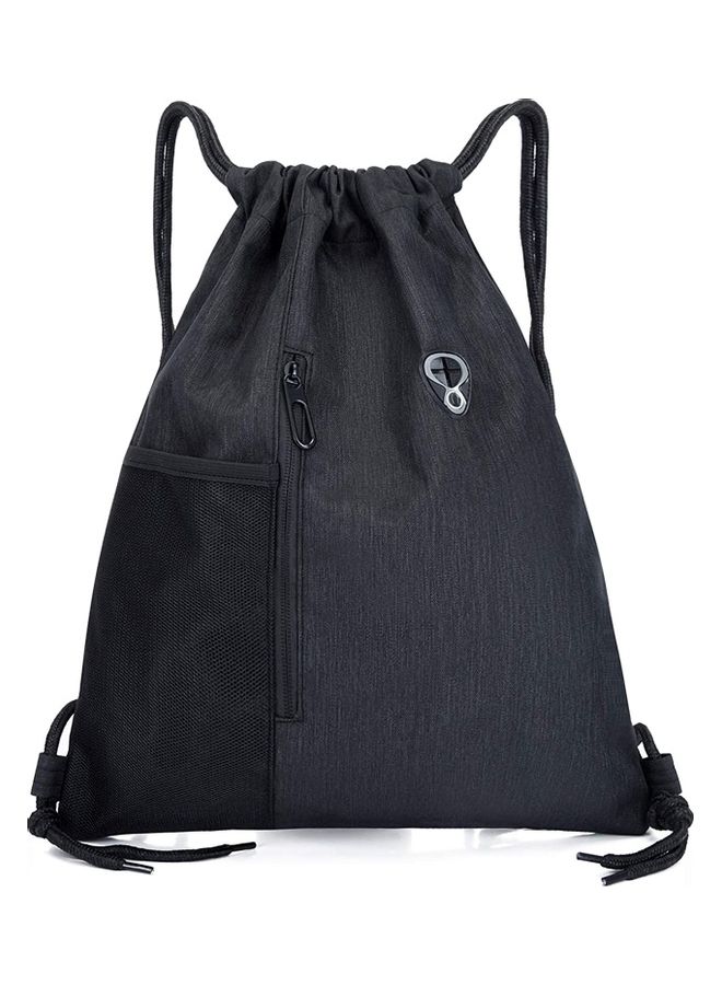 Rock Pow Solid Drawstring Closure Gym Sacks Black | Best Price KSA ...